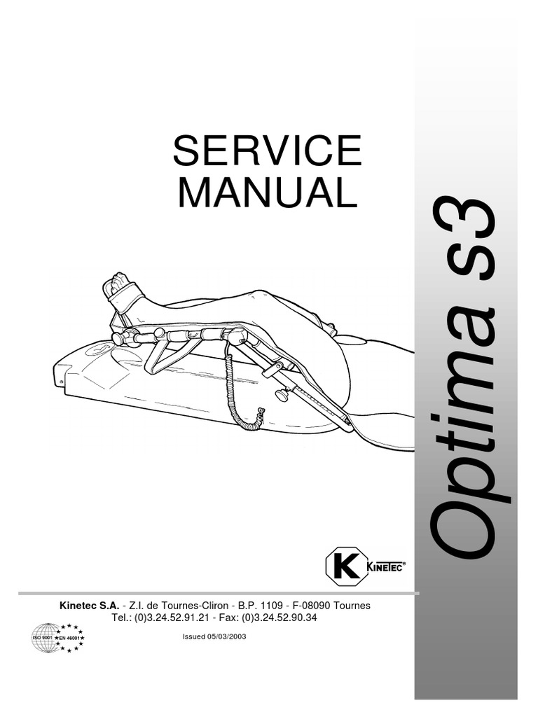 KINETEC CPM Service Manual | PDF