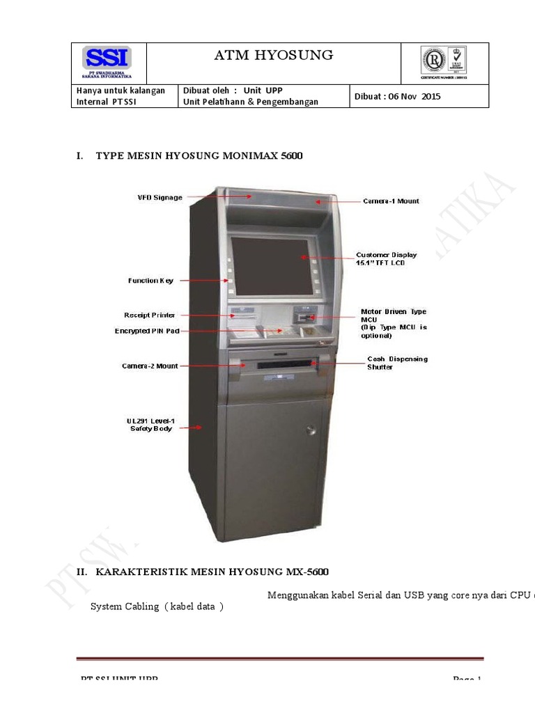 Buku ATM Hyosung | PDF