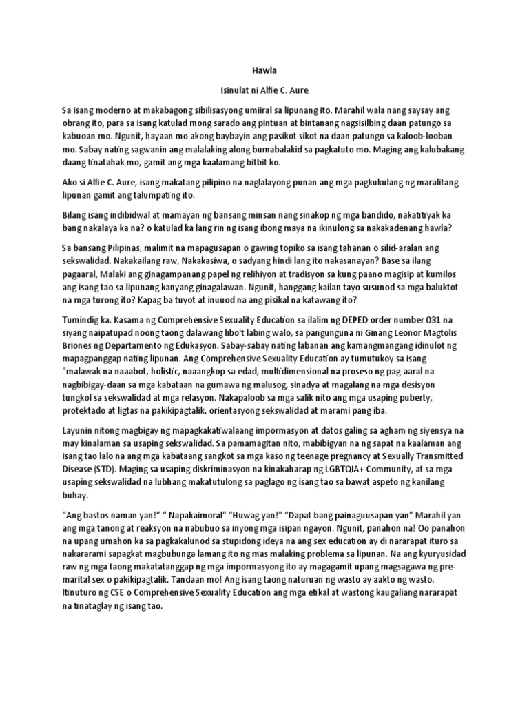 Hawla Talumpati | PDF