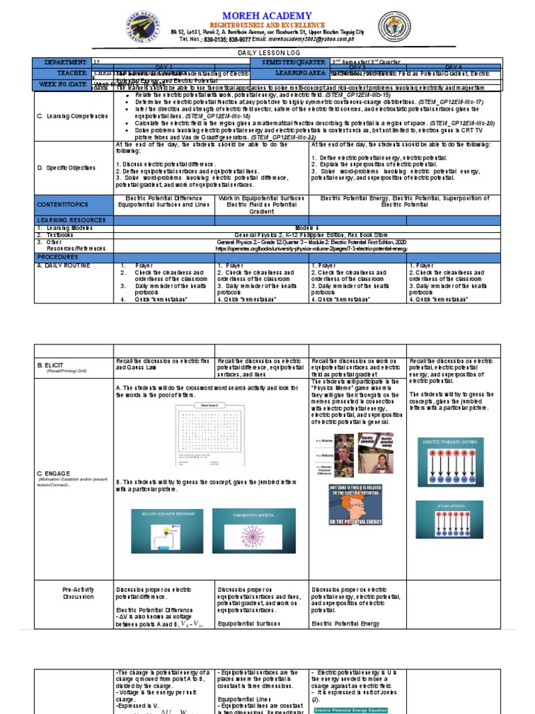 Week 4 General Physics 2 | PDF | Electric Field | Electricity