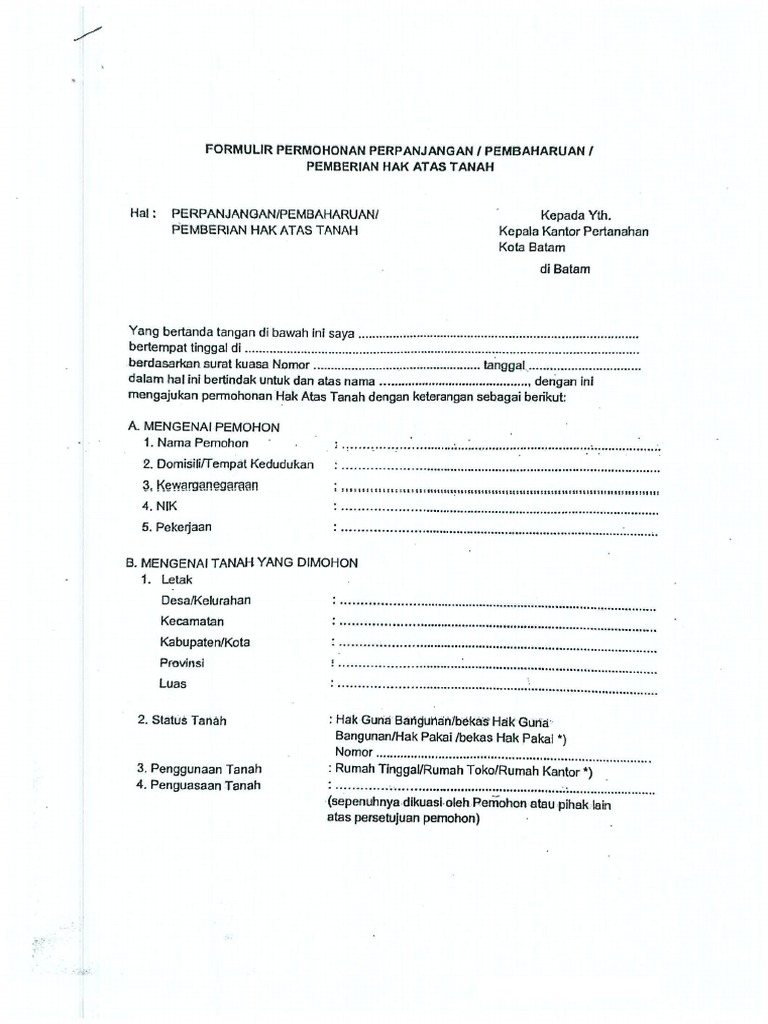 Form Pengganti Lampiran 13 | PDF