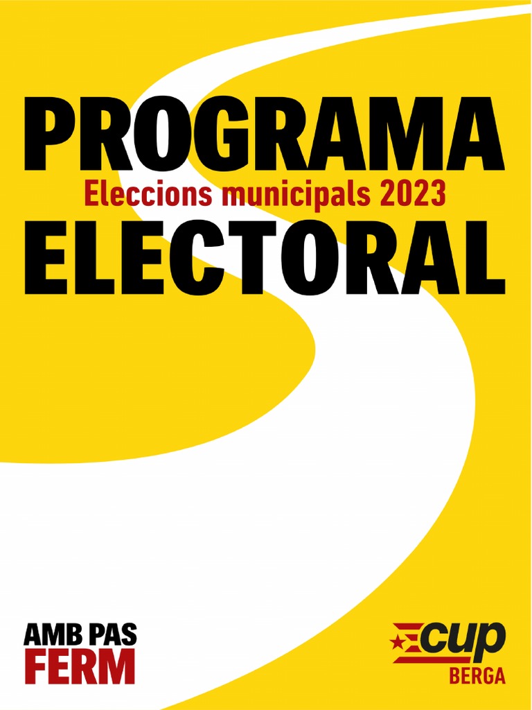 Programa Electoral de La CUP Berga | PDF