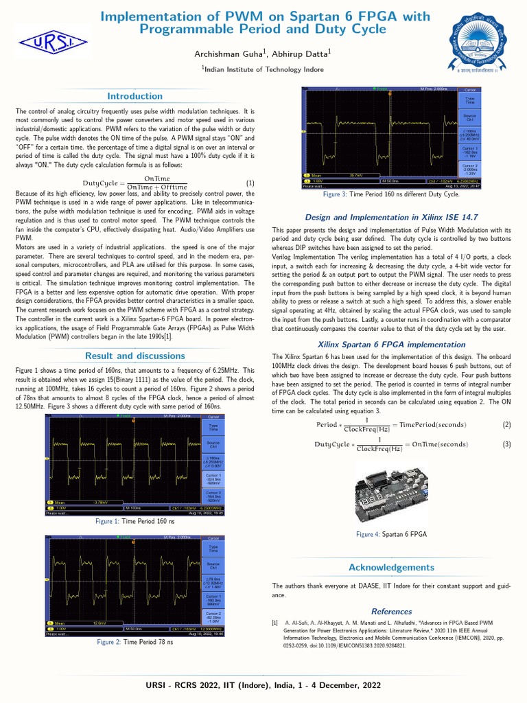 Ursi Poster Archishman | PDF | Field Programmable Gate Array | Computer ...