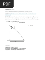 Class 11th Projectile Motion | PDF