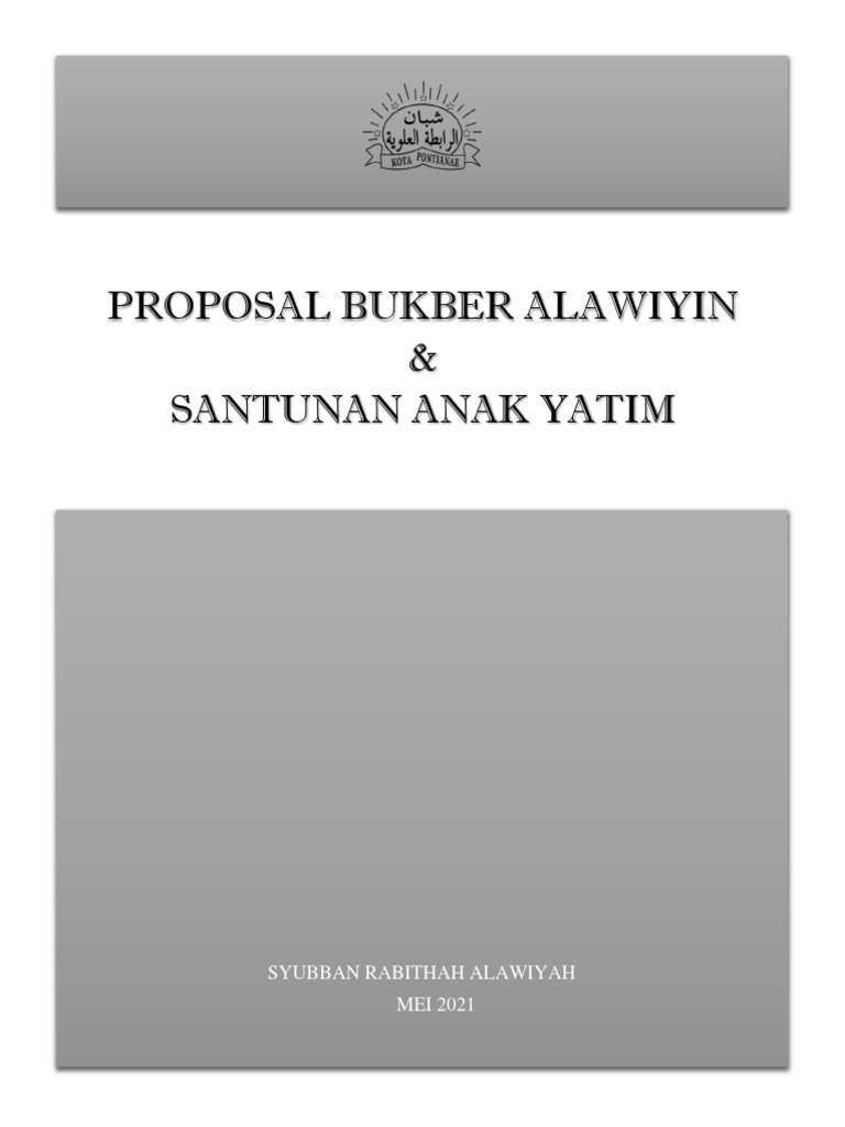 Proposal Bukber Alawiyin 2021 | PDF