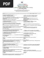 2nd Periodical Test Esp 8 | PDF