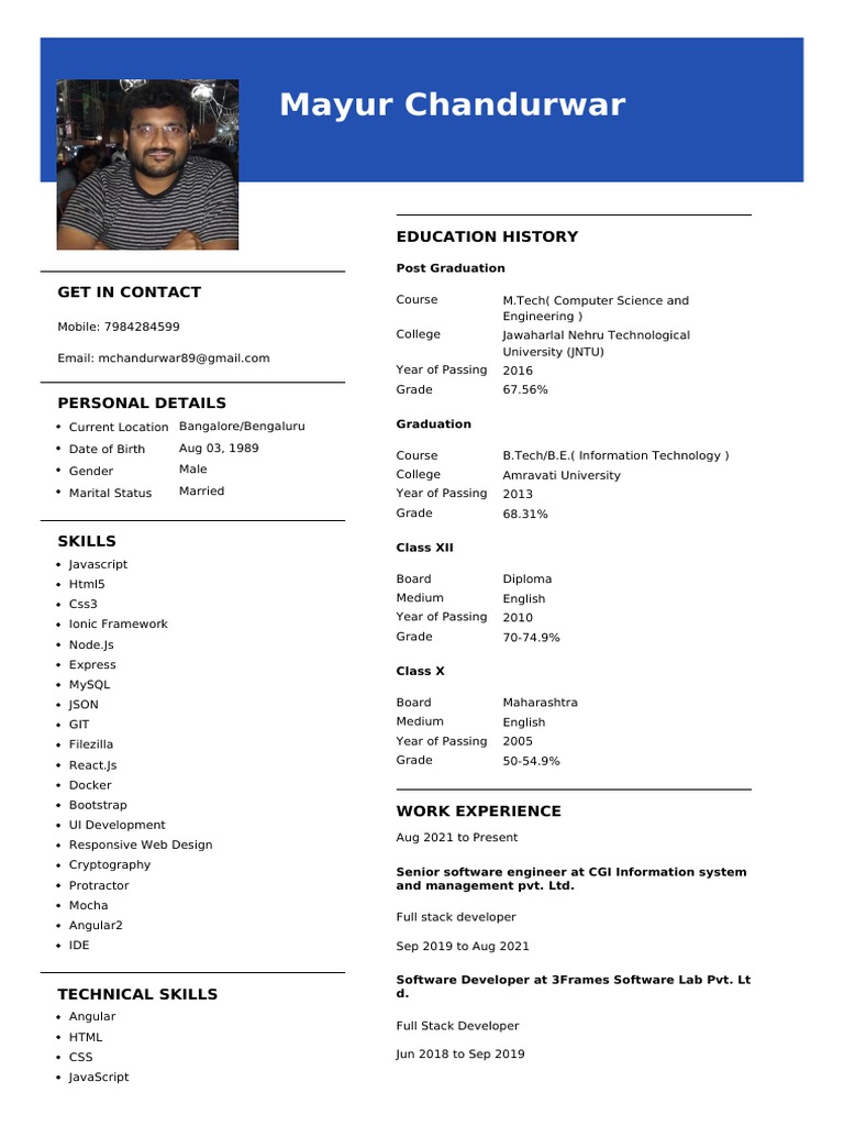 Webresume | Download Free PDF | Web Application | Mobile App