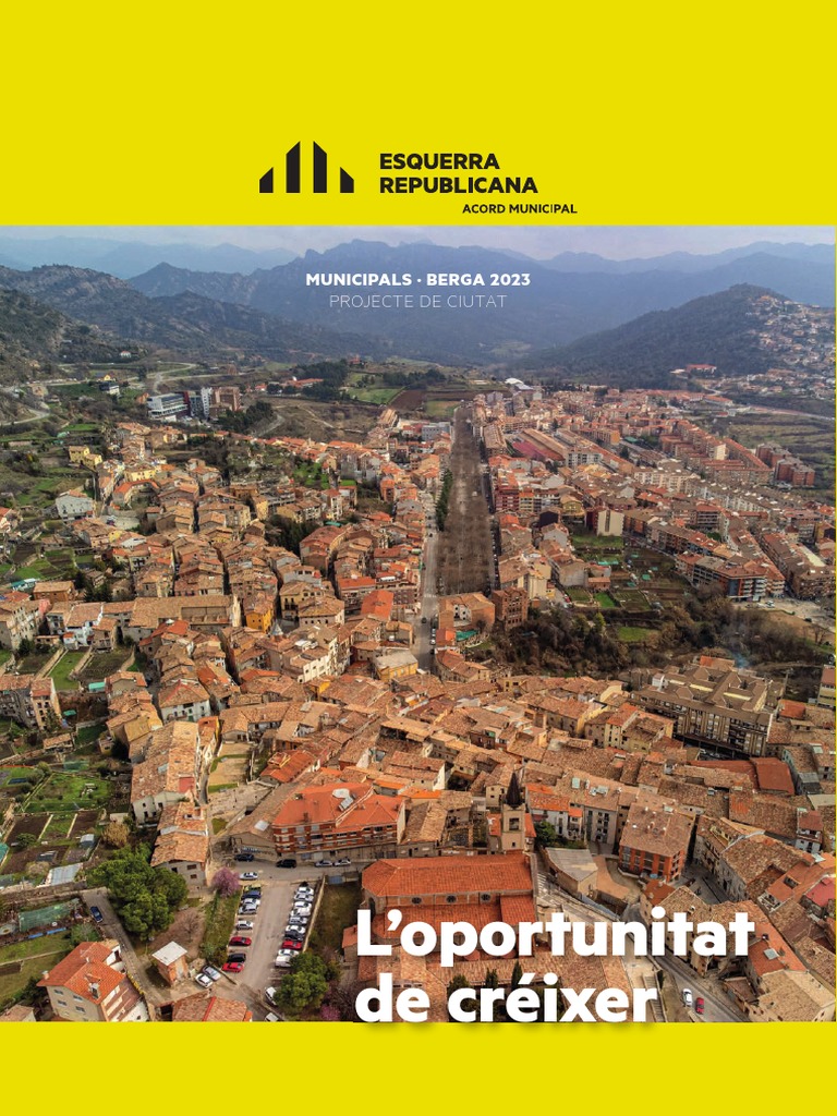 Programa Electoral d'ERC Berga | PDF
