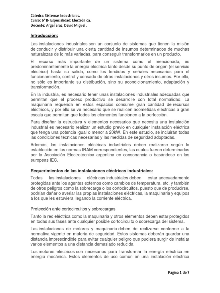 Sistemas Industriales Introduccion Elementos Generales | PDF ...