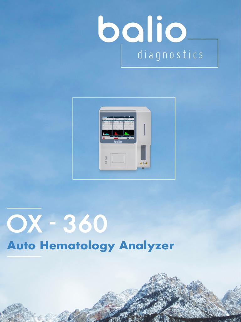 OX-360: Compact Hematology Analyzer | PDF | Anemia | Computing