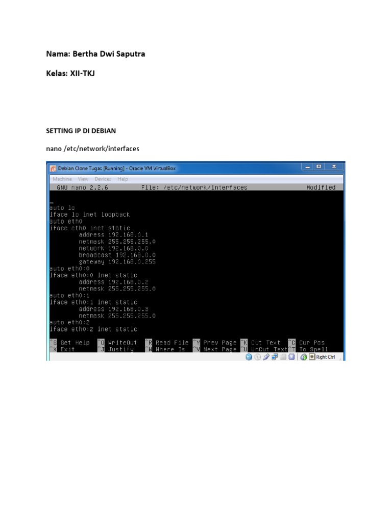 Tutorial Debian Server | PDF