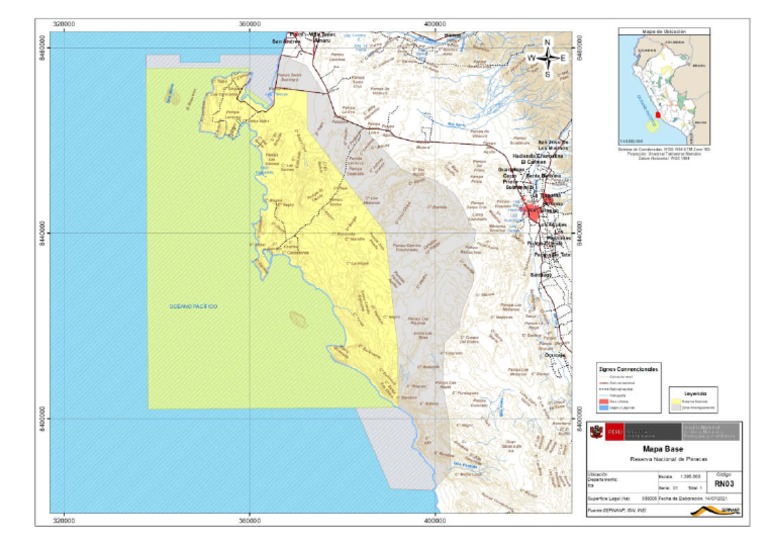 Mapa RN de Paracas | PDF