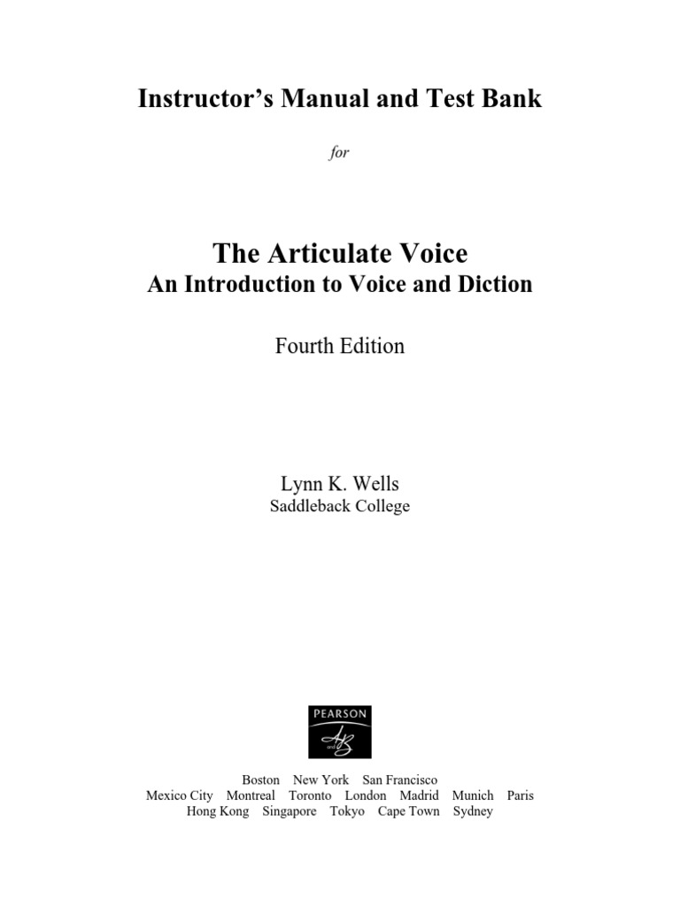 The Articulate Voice | PDF | Human Voice | Vowel