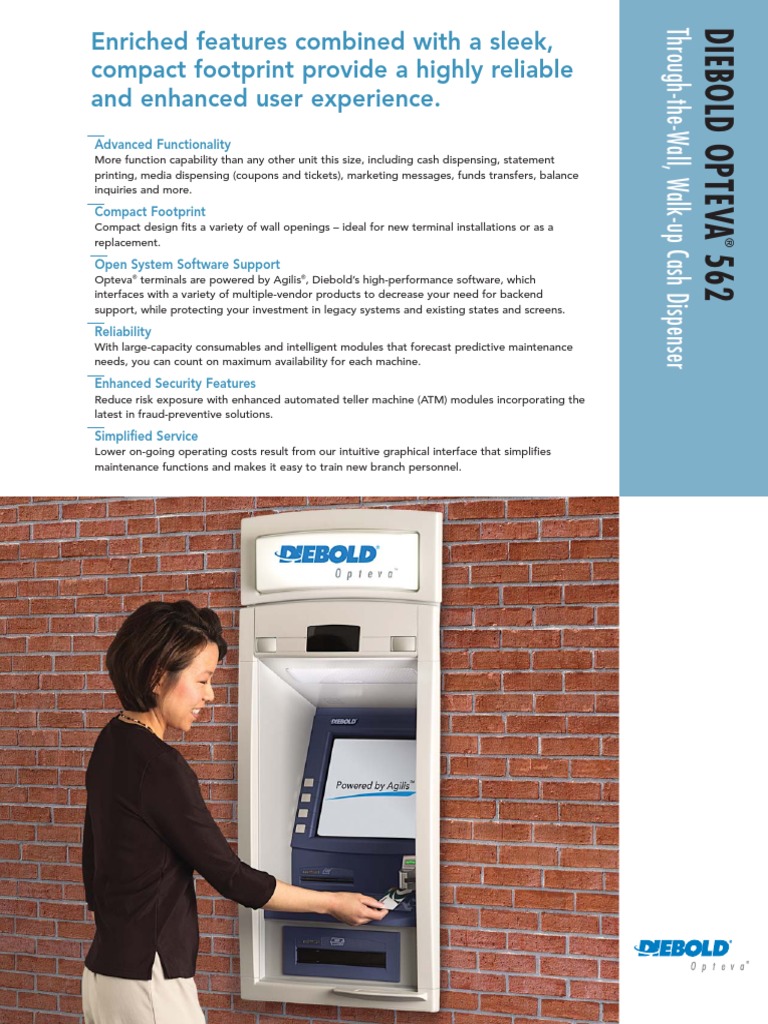 Opteva 562 | PDF | Automated Teller Machine | Office Equipment