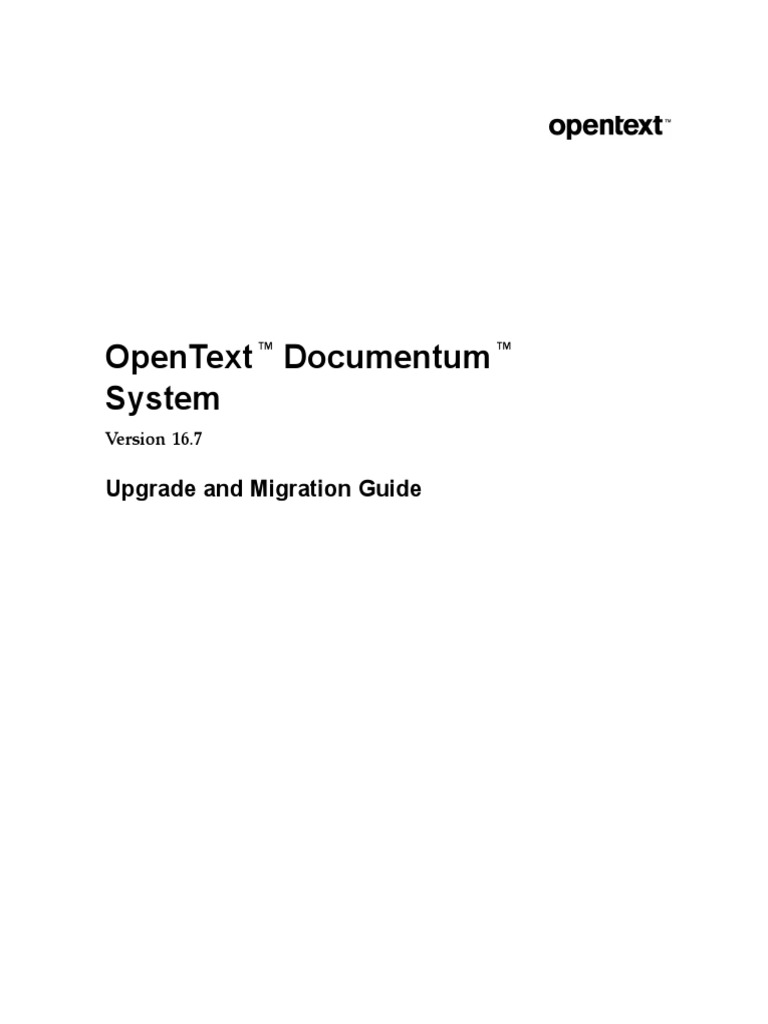 Documentum System 16.7 Upgrade and Migration Guide | PDF | Networking | Internet & Web