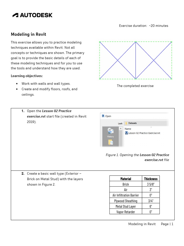 0jUJNnYWQR21CTZ2FrEdQw 211120 PE M4 Modeling-in-Revit | PDF | Wall ...