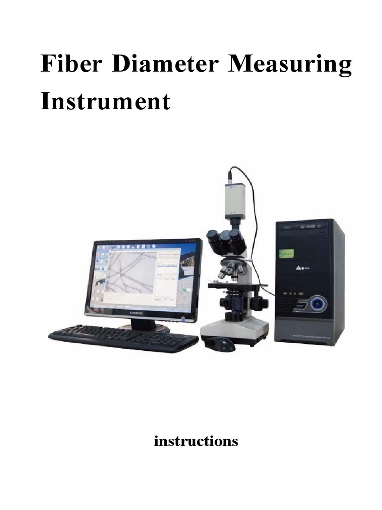 Fiber Diameter Measurement Guide | PDF | Optical Fiber | Textiles