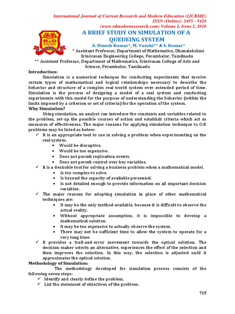 Simulation | PDF | Simulation | Probability Distribution