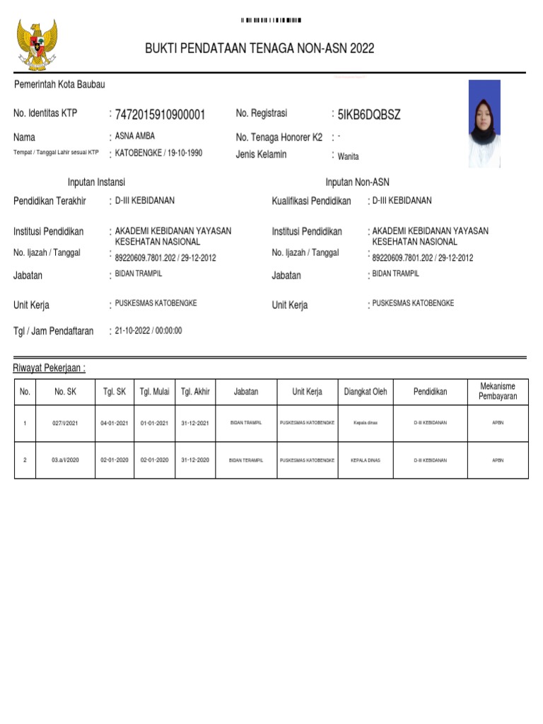 Kartu Akun Asna 2 | PDF