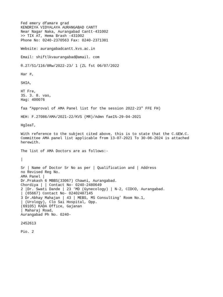 Ama Letter and List | PDF | Doctor Of Medicine | Qualifications