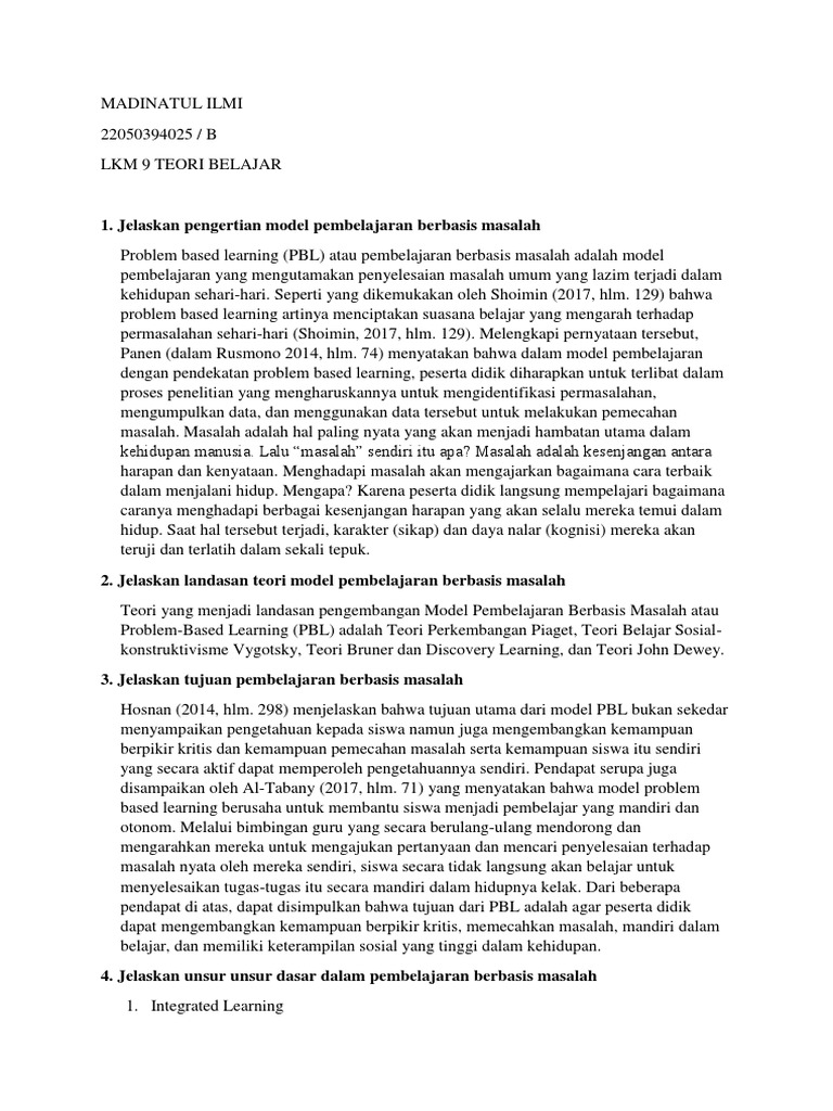 Model Pembelajaran Inkuiri | PDF