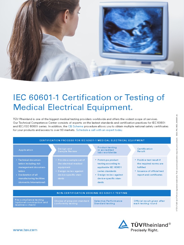 Tuv Rheinland Productsheet Electrical Medical Equipement | Download ...