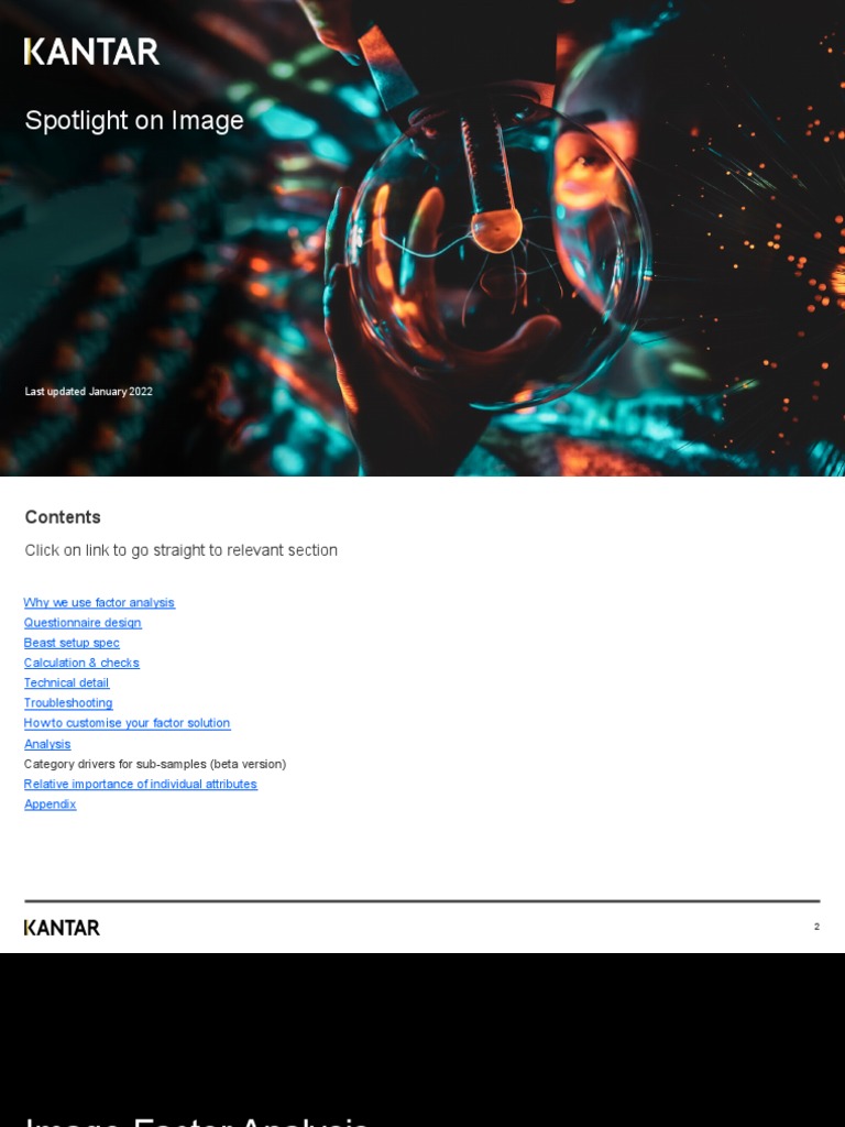 Spotlight On Image | PDF | Brand | Factor Analysis