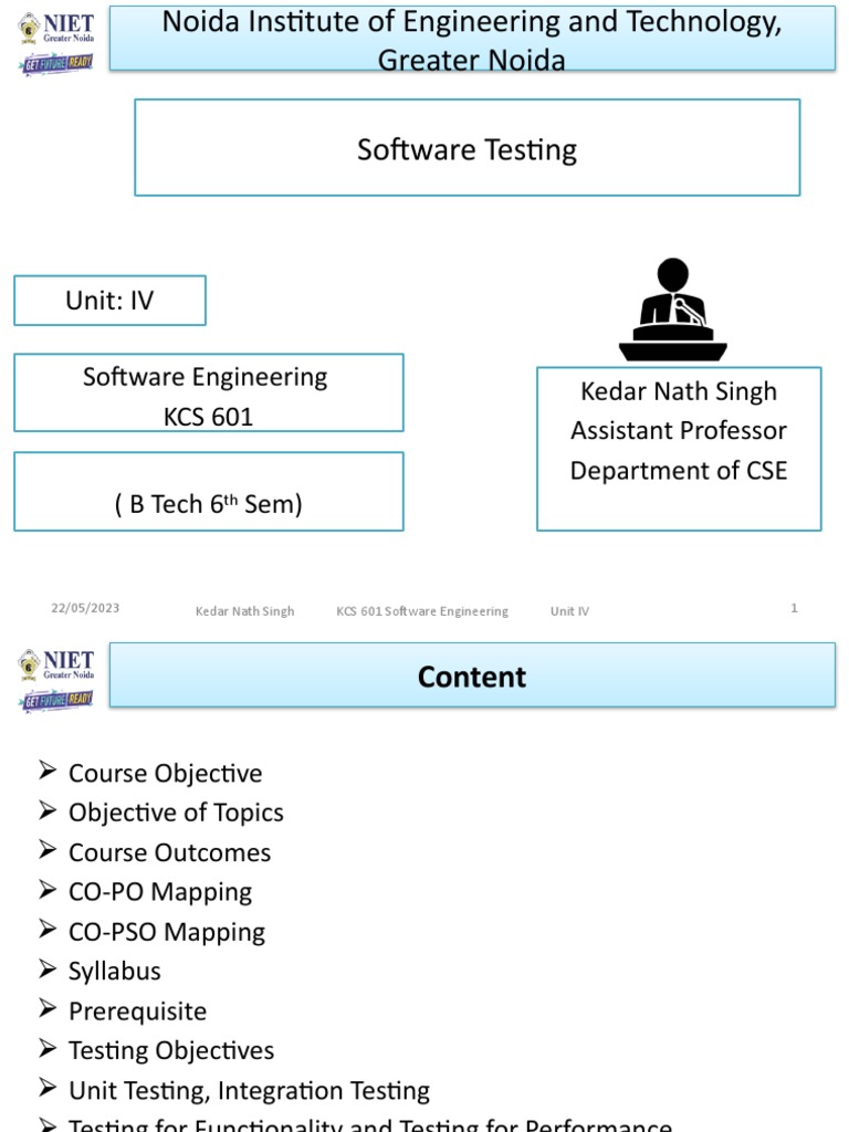 UNIT4 | PDF | Software Testing | Unit Testing
