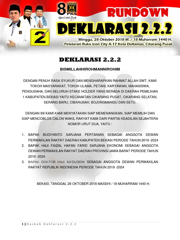 Naskah Deklarasi | PDF