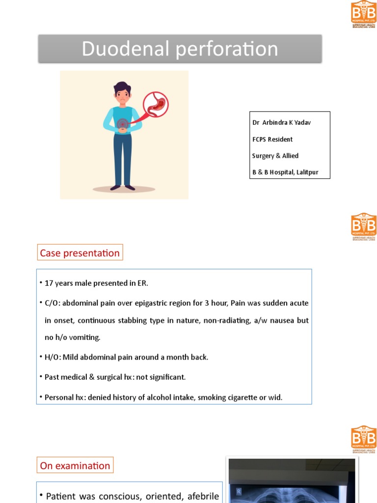 Duodenal Perforation | PDF | Digestive Diseases | Human Diseases And ...