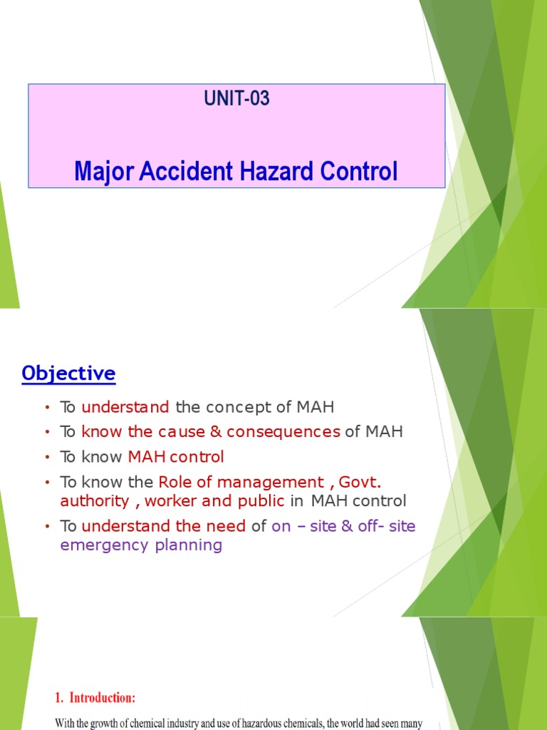 Major Accident Hazard Control Overview | PDF | Audit | Auditor's Report