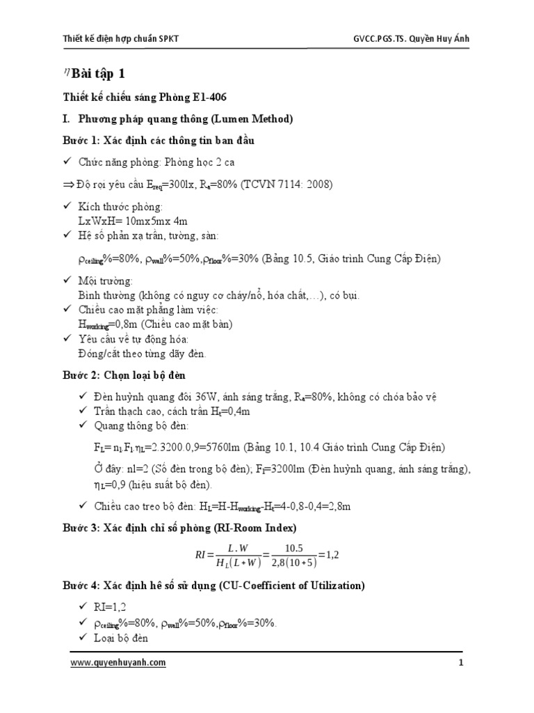 BaiTap - KTCS A3-406 | PDF