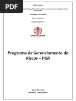 Modelo de PGR Pronto e Completo | PDF | Avaliação de risco | Química