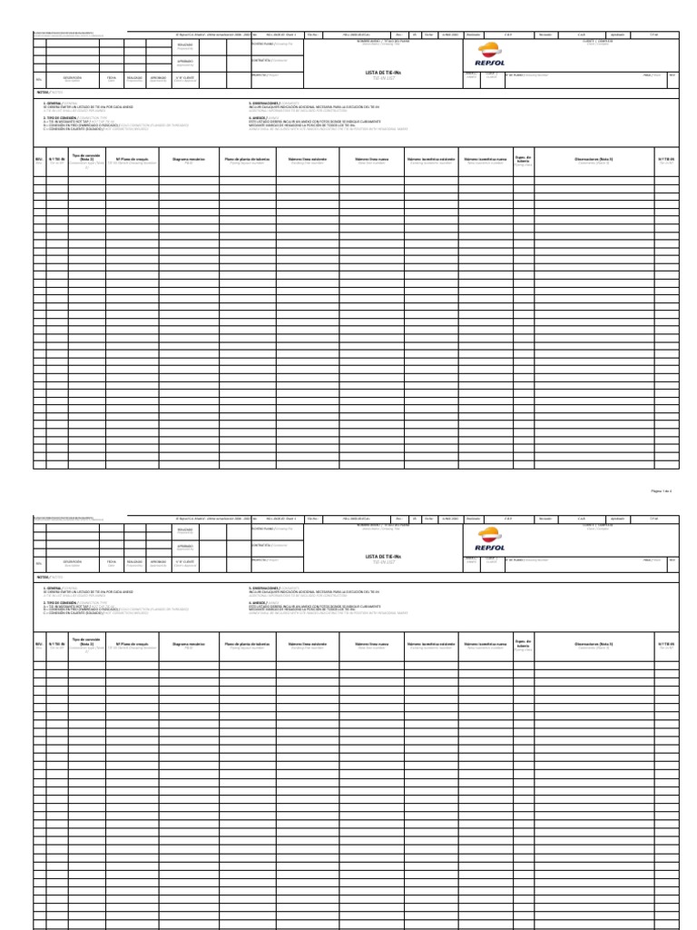 Lista de Tie-Ins | PDF
