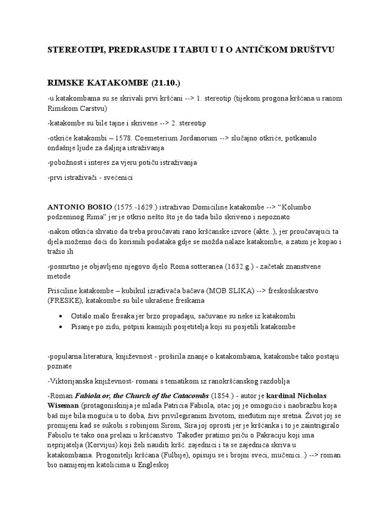 Stereotipi, Predrasude I Tabui | PDF