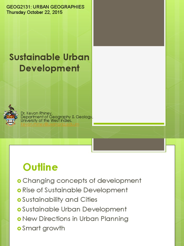 Smart Growth in Sustainable Urban Development | PDF | Sustainability ...