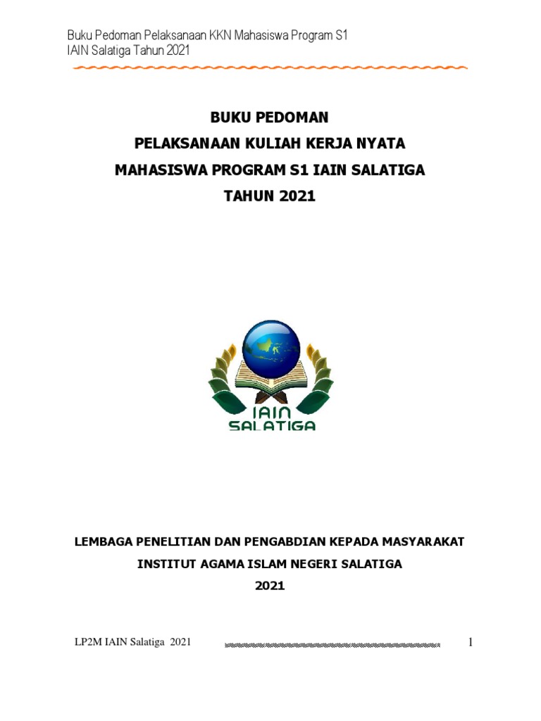 Final Pedoman KKN Tahun 2021 | PDF Final Pedoman KKN Tahun 2021 | PDF