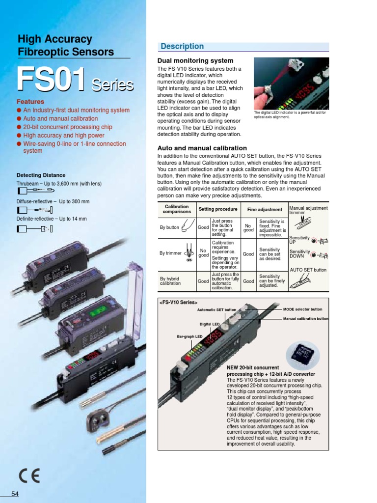 Amplificador Fibra Optica KEYENCE | PDF | Light Emitting Diode ...