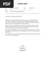 Template Letter 3 Internal Secondment | PDF | Finance & Money Management