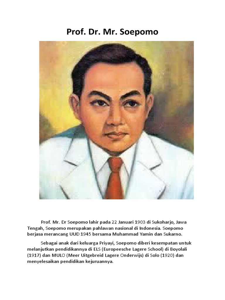 Soepomo | PDF | Sejarah