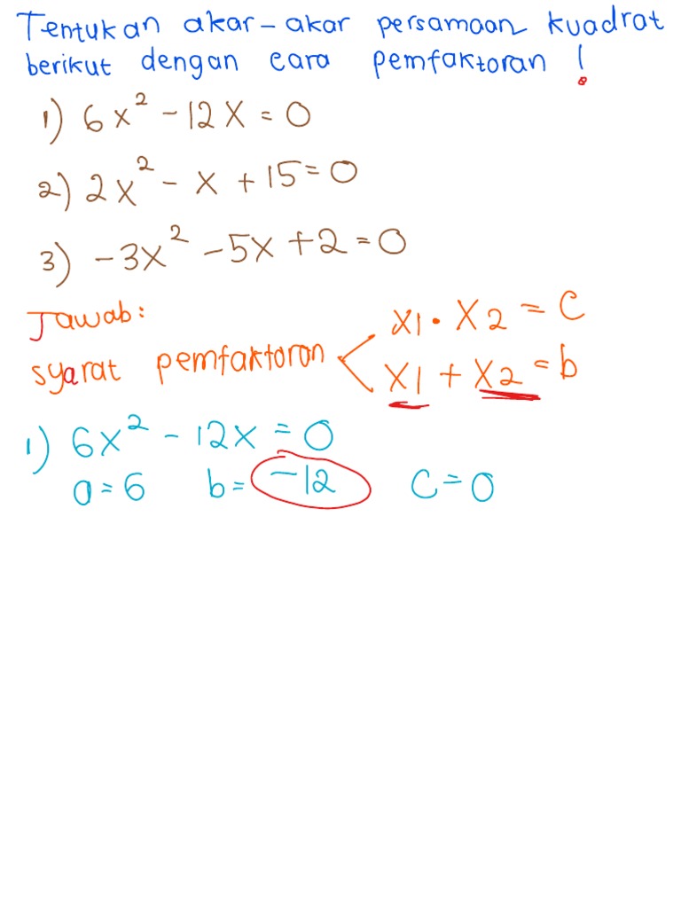 Pemfaktoran Akar | PDF