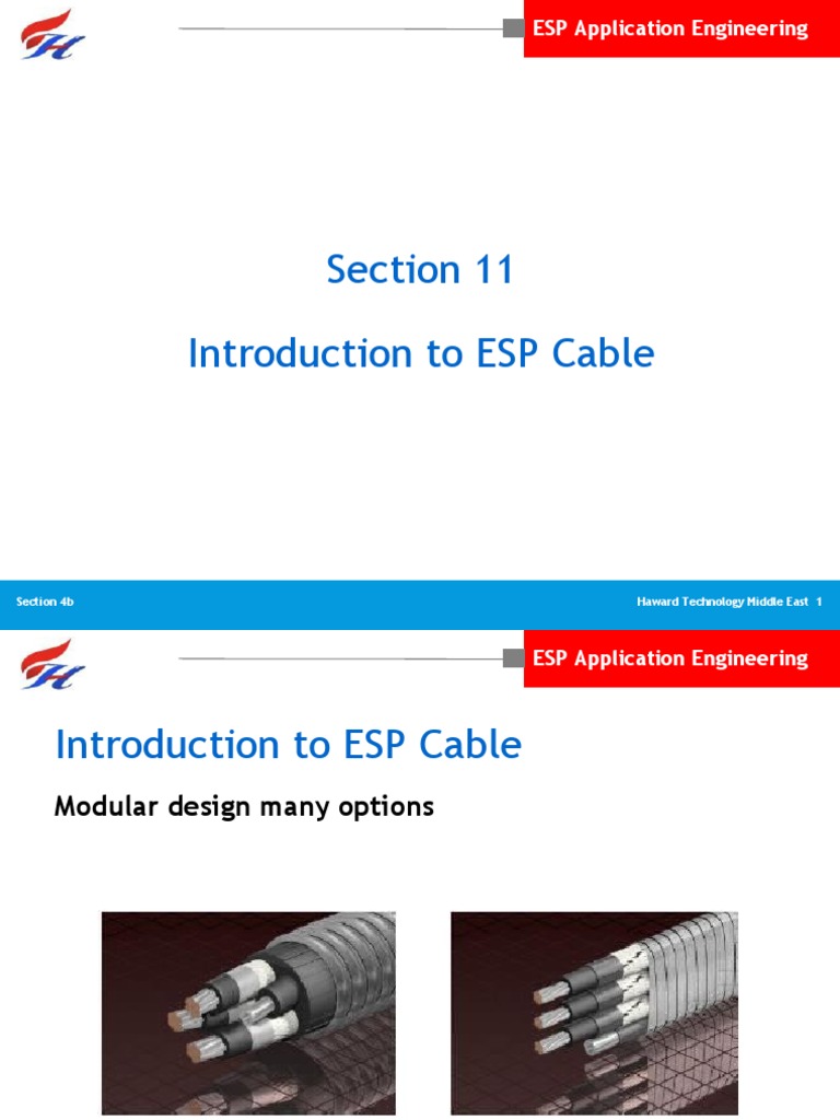 Section 11 ESP CABLE | PDF | Thermoplastic | Insulator (Electricity)