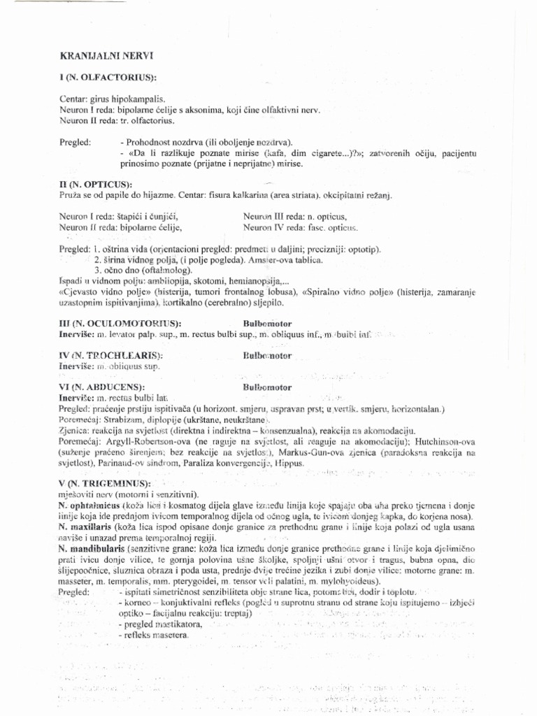 Neurološki Pregled | PDF