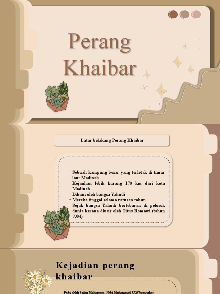 Sejarah Perang Khaibar dan Latar Belakangnya | PDF