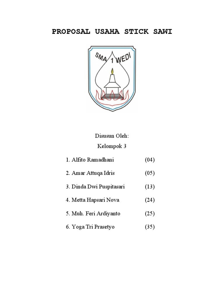 Proposal Usaha Stick Sawi Kreatif | PDF