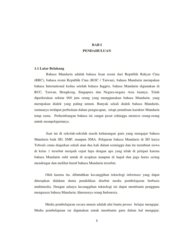 Sastra Mandarin | PDF