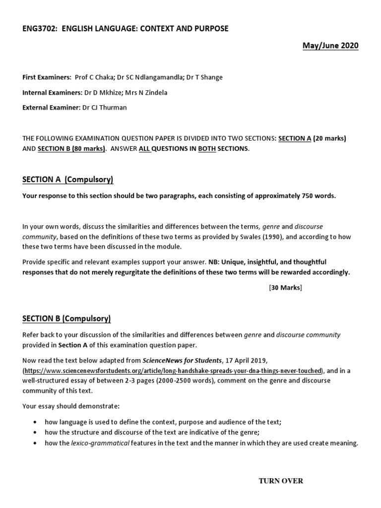 Practice Exam Paper | PDF | Forensic Science | Essays