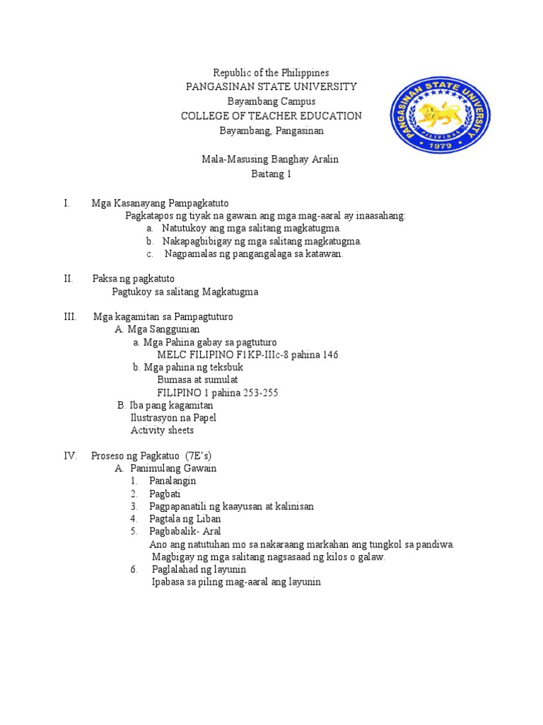 LESSON-PLAN-FILIPINO (1) | PDF