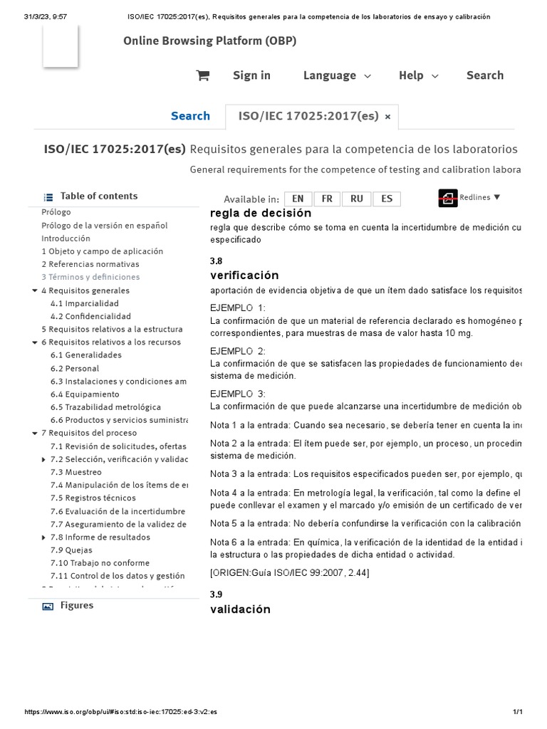 ISO - IEC 17025 - 2017 (Es), Requisitos Generales para La Competencia de Los Laboratorios de ...