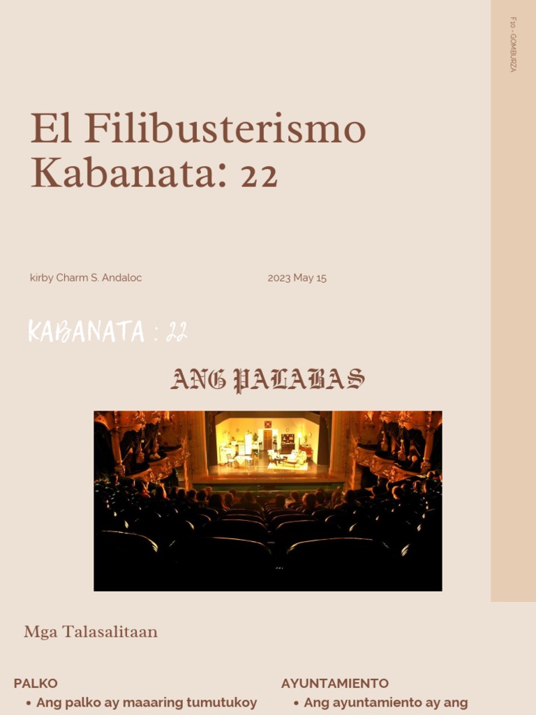 El Filibusterismo Kabanata 22 | PDF